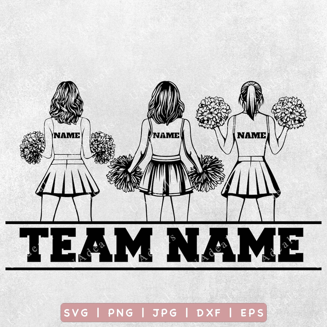 Cheer Team SVG | Cheer Team Name PNG | Custom Cheer SVG | Cheer Mom Svg ...