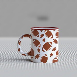 Football Pattern SVG, American Football Print Svg, Digital Paper ...