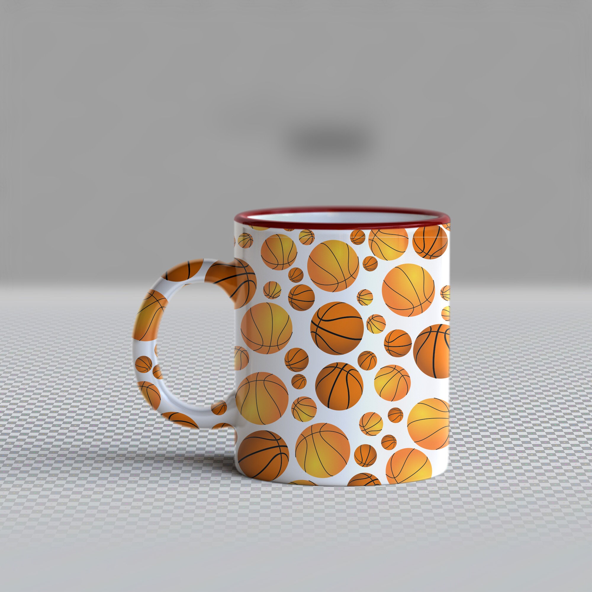 Basketball Pattern SVG, Basketball Game Print Svg, Digital Paper Png ...