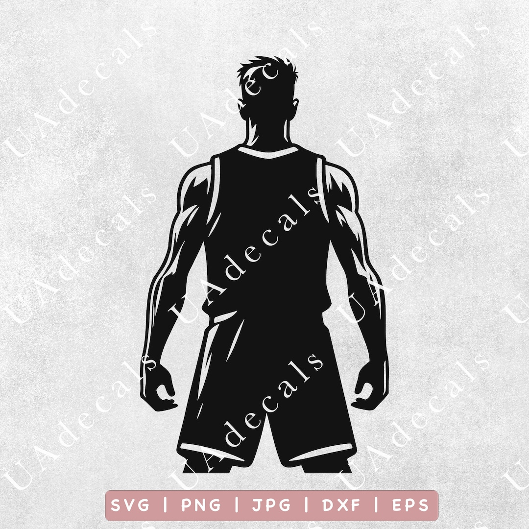 Basketball Player SVG, Custom Basketball Player SVG, Male Basketball ...