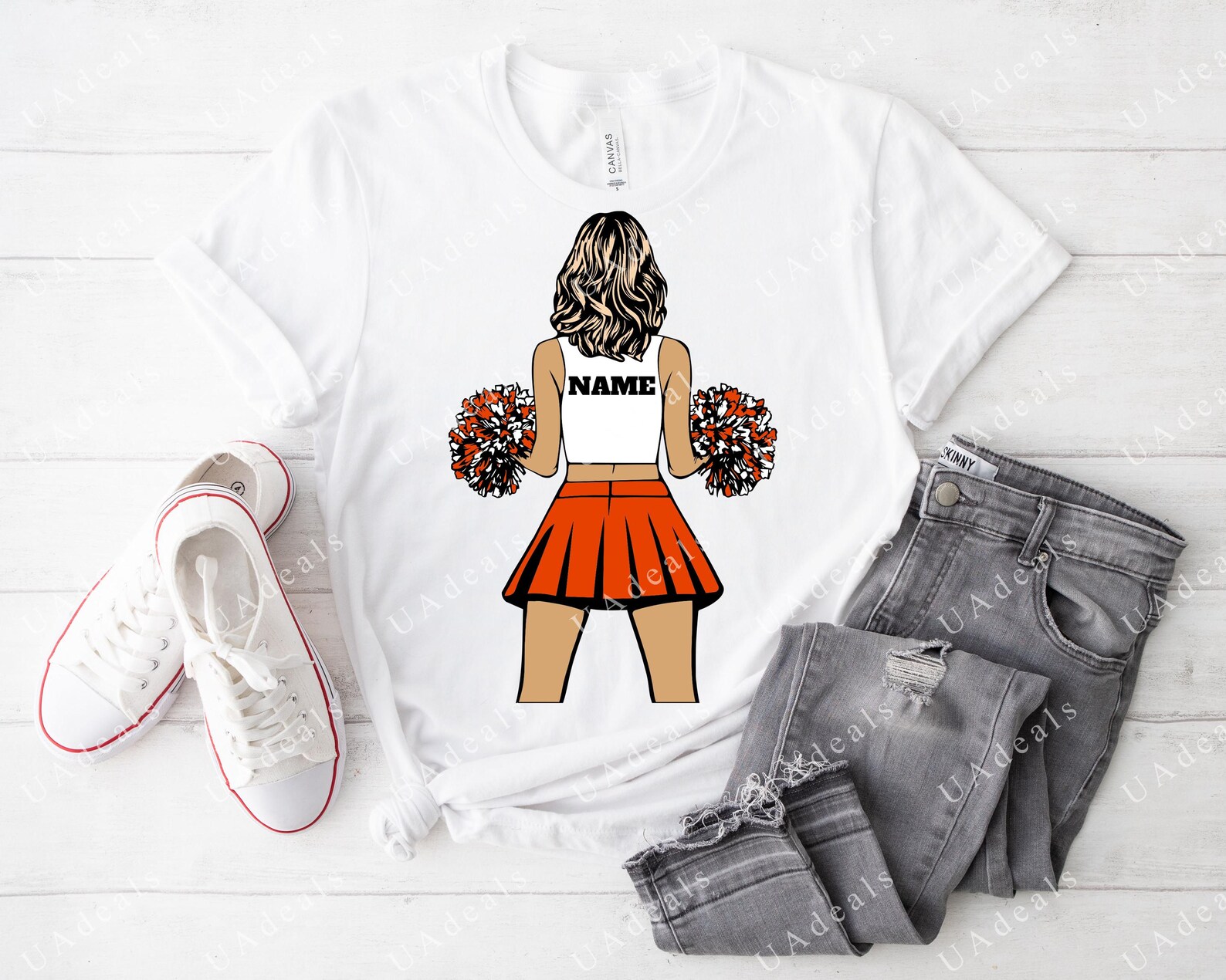 Personalized Cheerleader Name SVG PNG, Layered Files (digital Download ...
