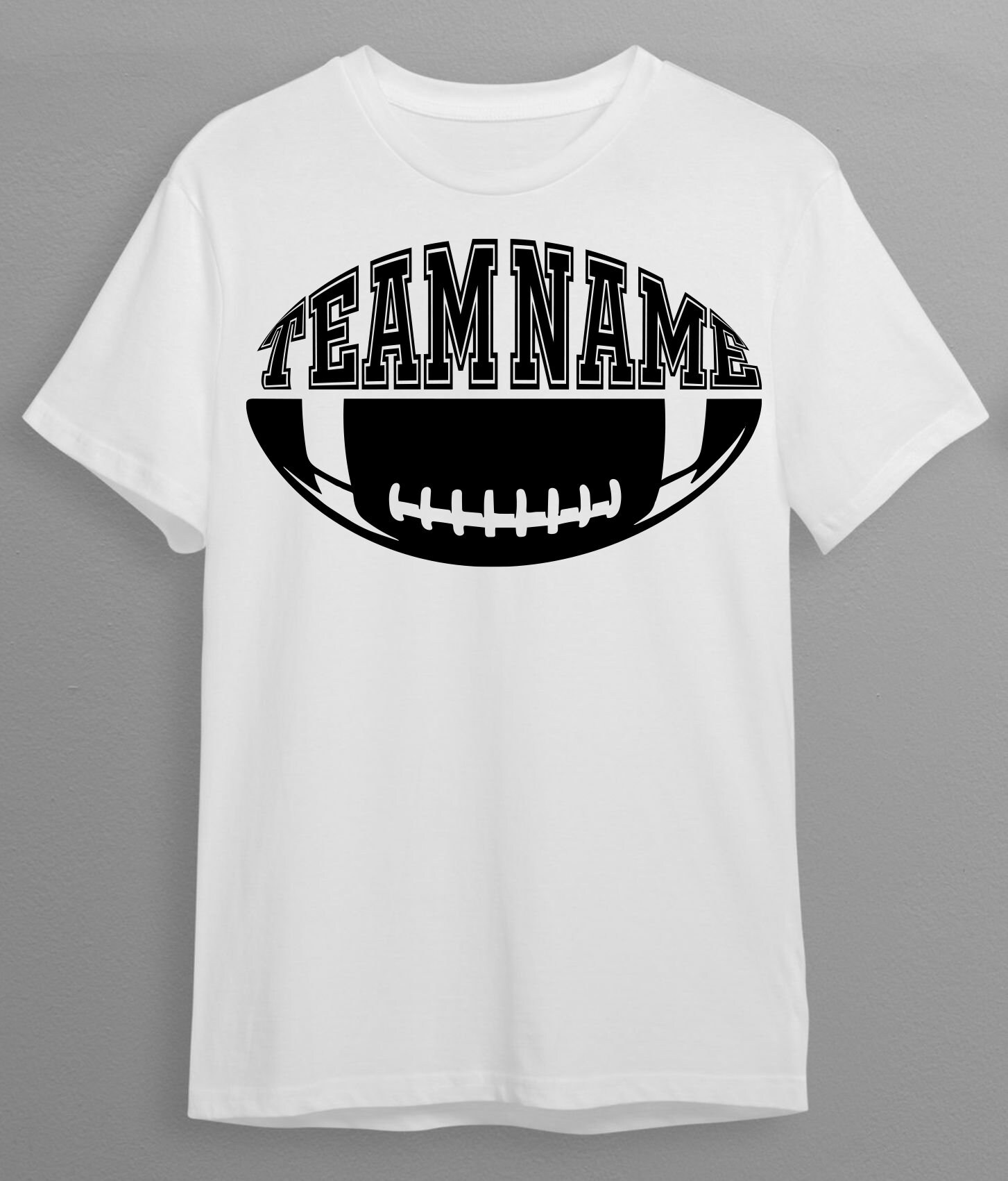 Custom Football Team Name SVG, Personalized Name Vector File, American ...