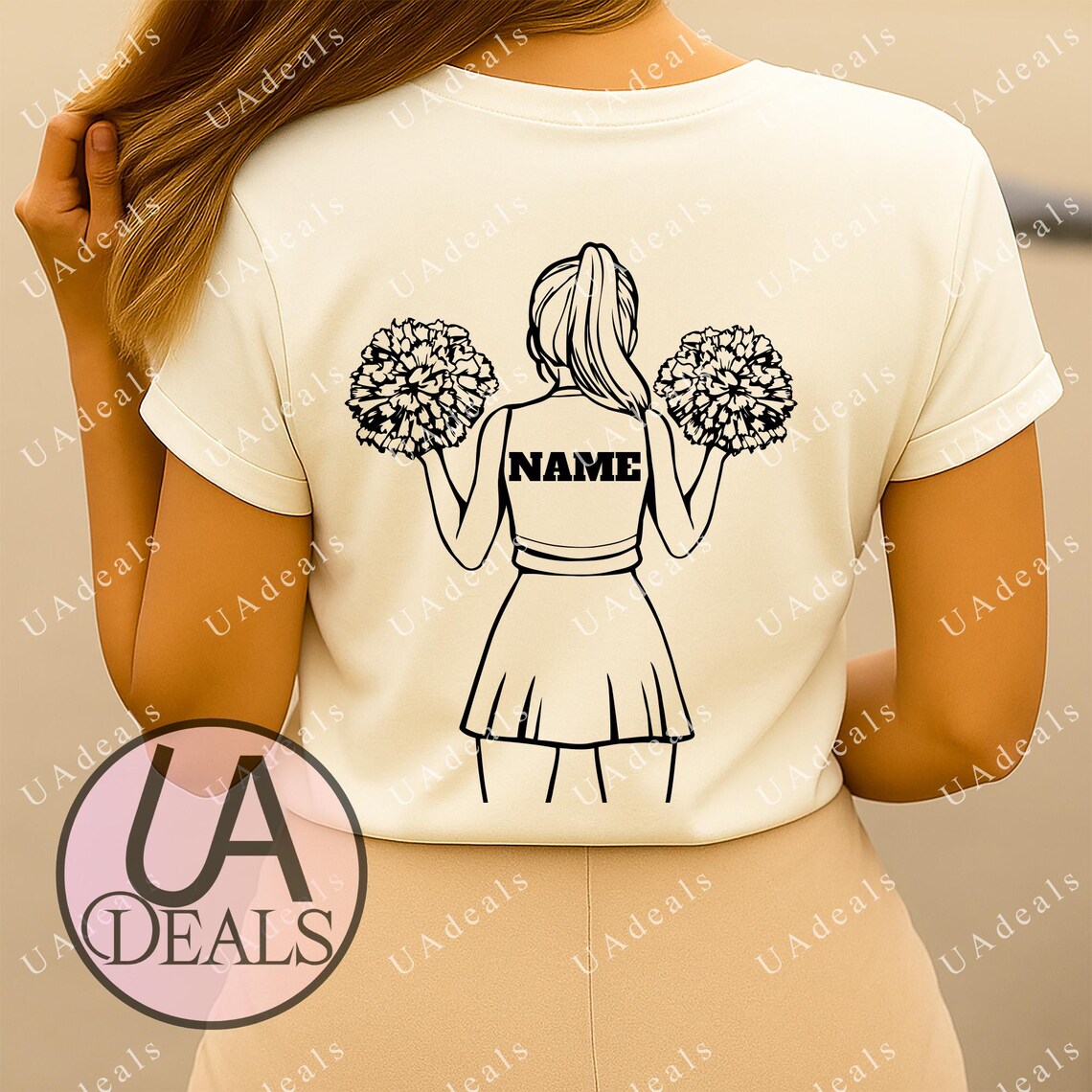 Custom Cheerleader SVG, Kid Cheer PNG, Cut Files (digital Download) - Etsy