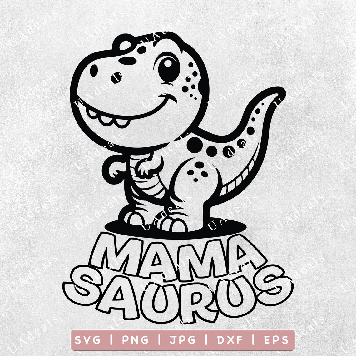 Funny Mama Saurus SVG, Baby Dino Svg, Cute Dinosaur SVG, Tyrannosaurus ...