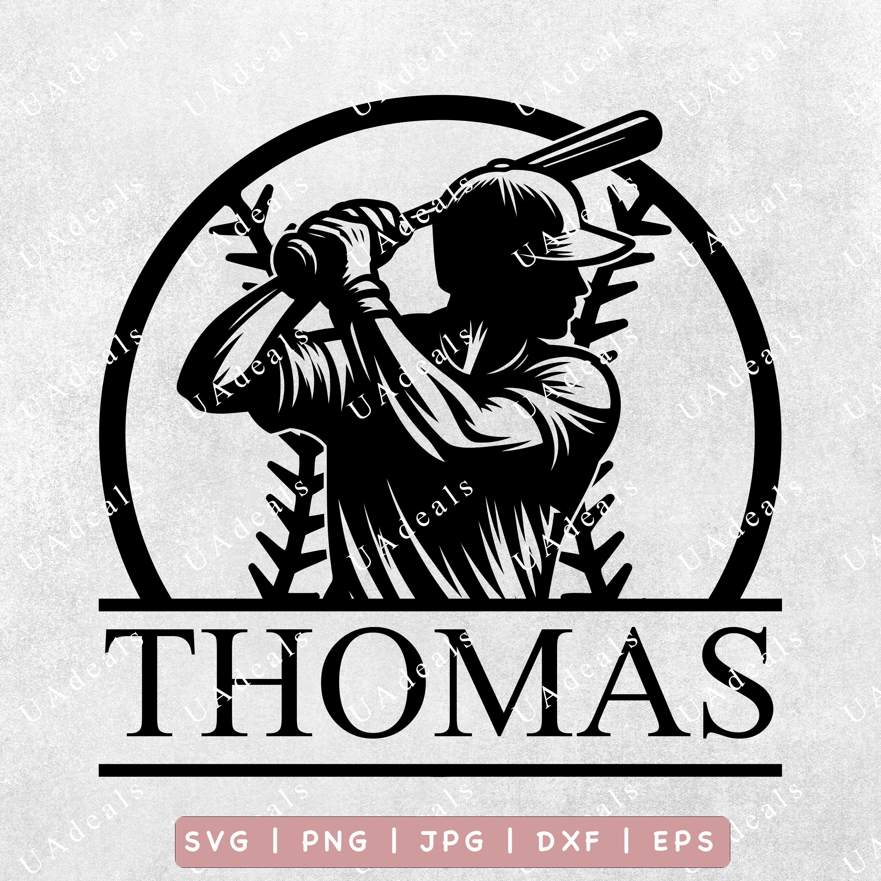 Baseball Player SVG, USA Baseball Svg, Baseball Player Png, Custom Name ...