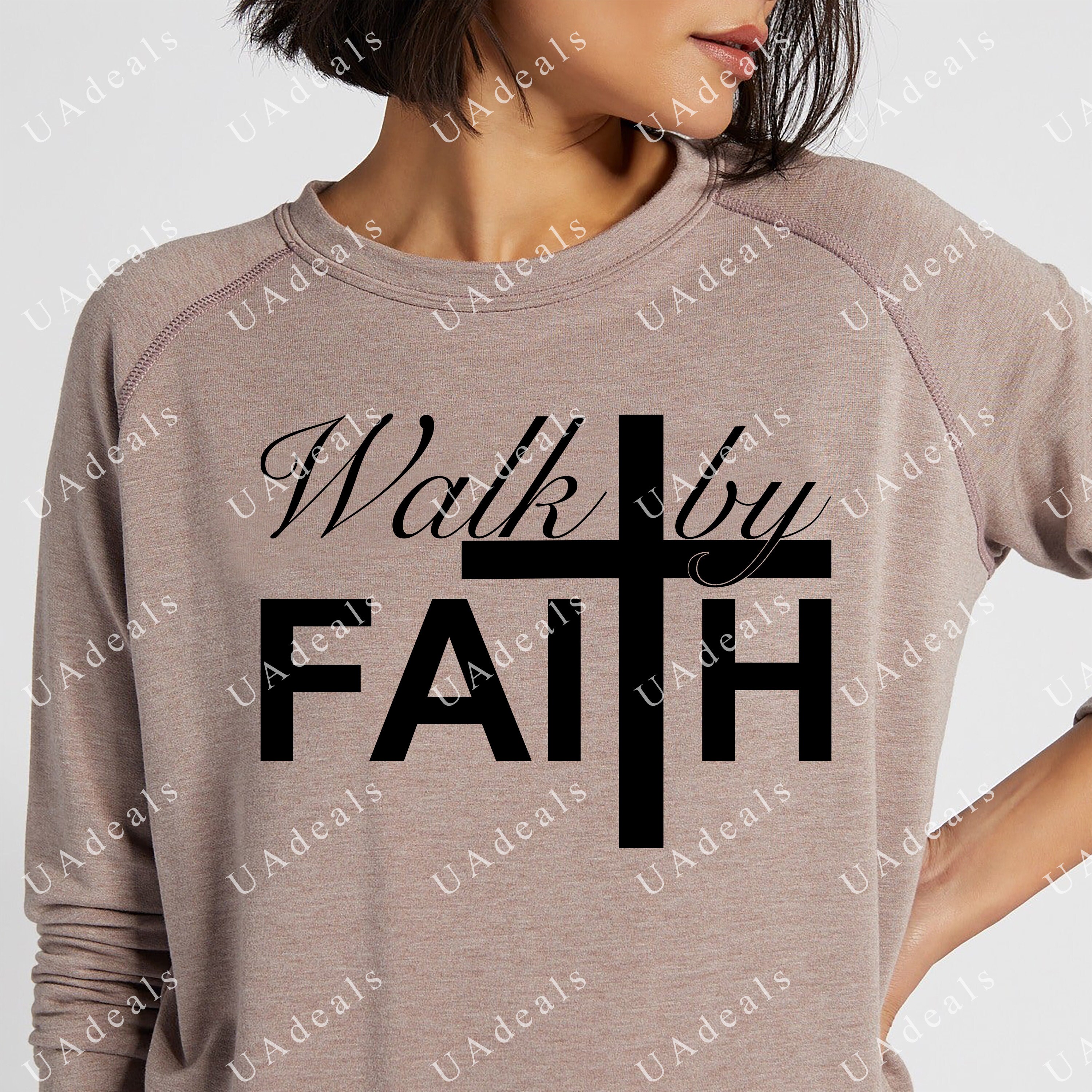 Walk by Faith SVG, Bible Verse Svg, Faith SVG, Christian Svg, Religious ...