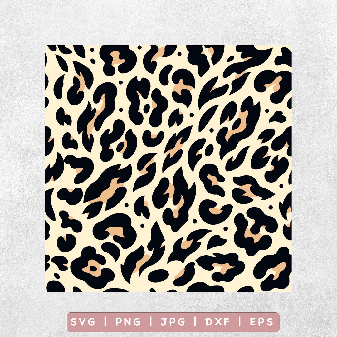 Best Leopard Pattern SVG, Seamless Leopard Print Svg, Leopard Pattern ...