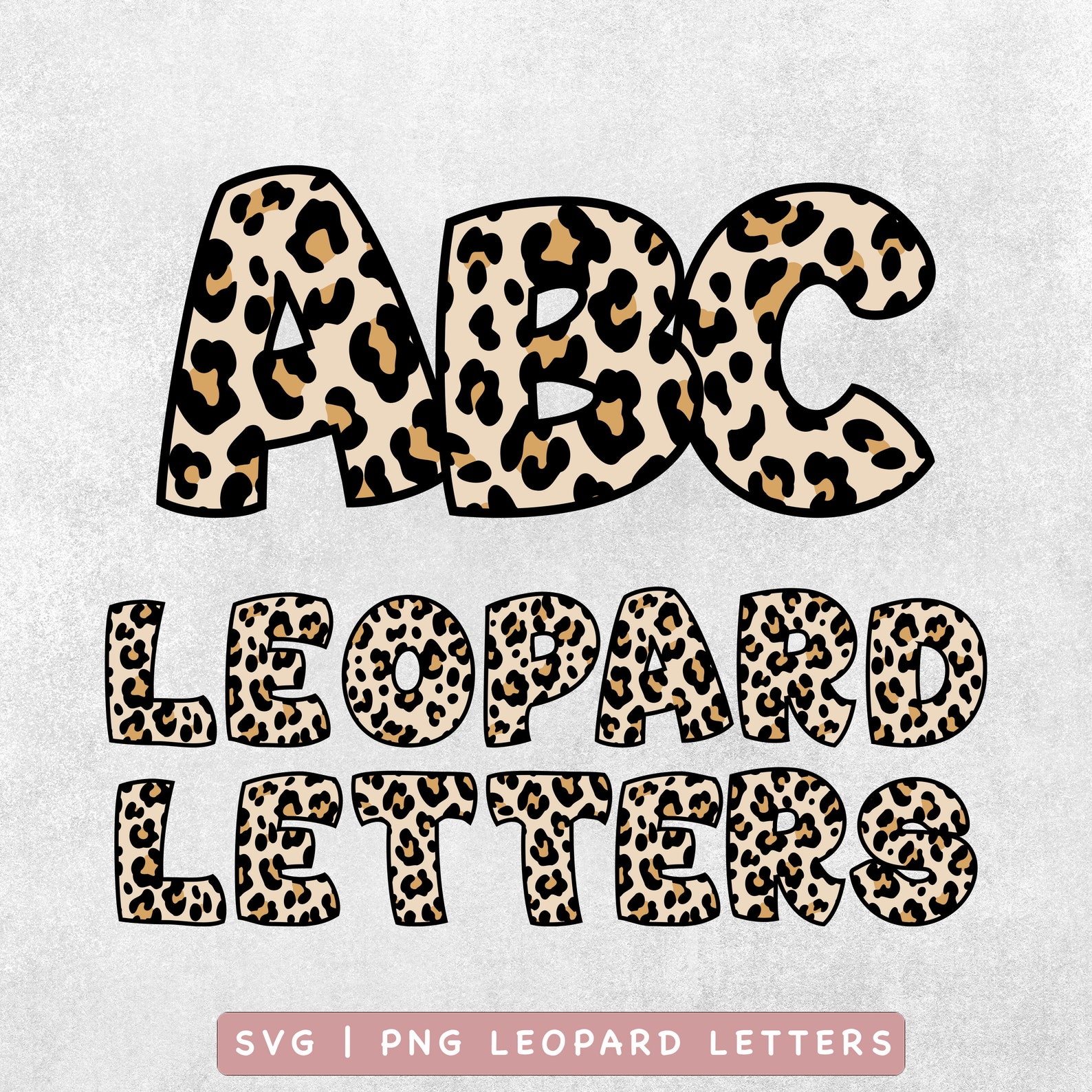 Leopard Alphabet SVG, Leopard Font Png, Leopard Font SVG, Leopard Print ...
