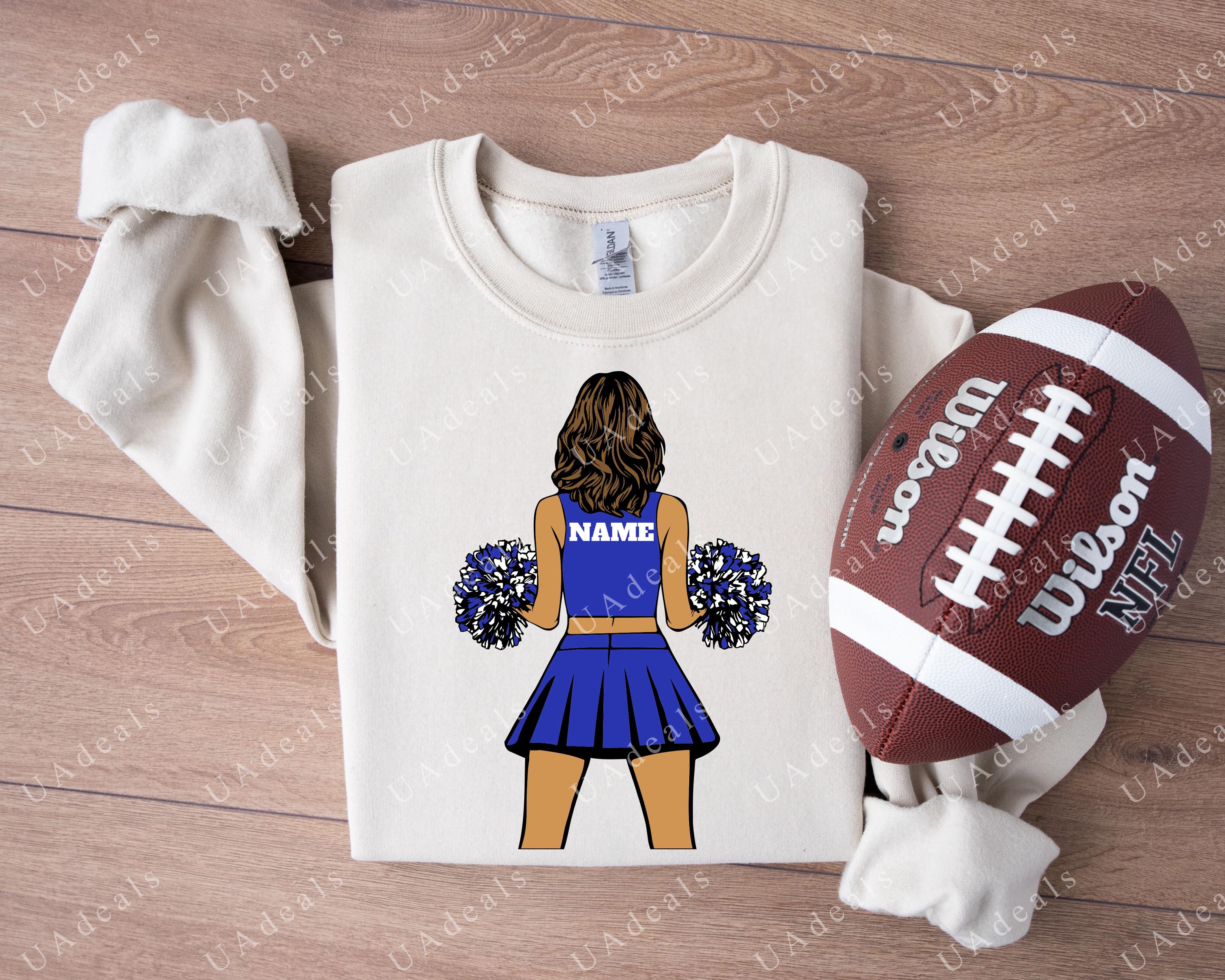 Personalized Cheerleader Name SVG PNG, Layered Files (digital Download ...