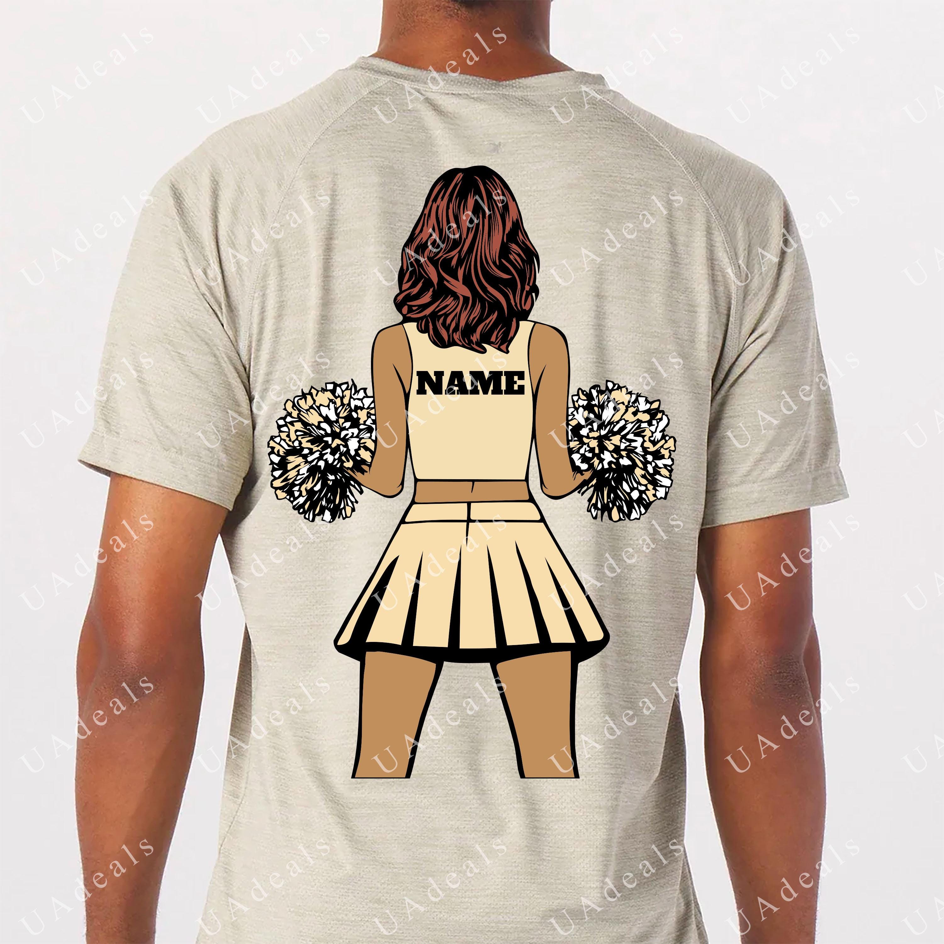 Personalized Cheerleader Name SVG PNG, Layered Files (digital Download ...
