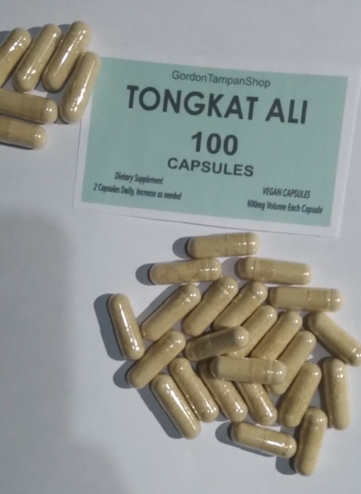 Tongkat Ali Herbal, Tongkat Ali Root, Tongkat Ali Capsules 100 Capsules ...