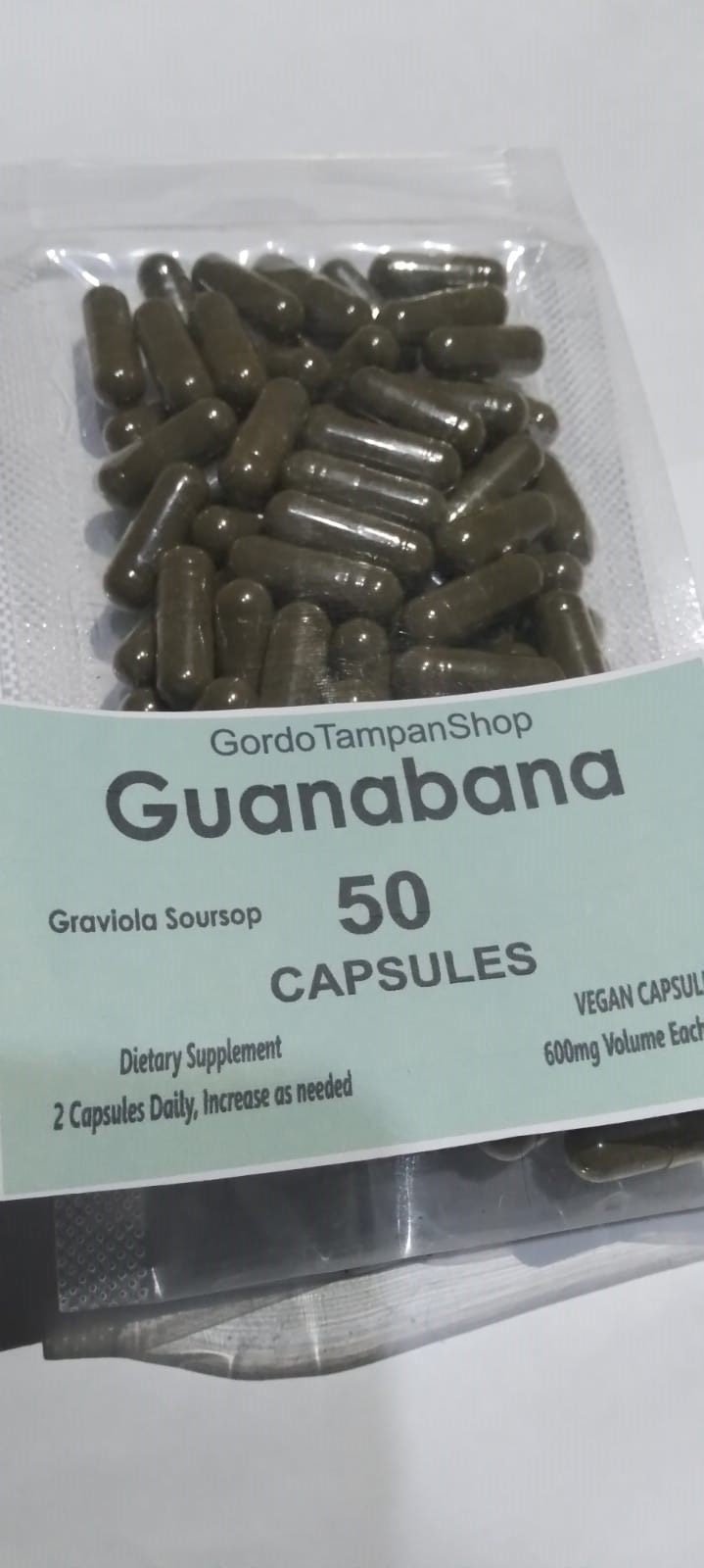 Indonesian Herbs Pure Guanaba Capsule Extract, Guanabana Capsules 600mg ...