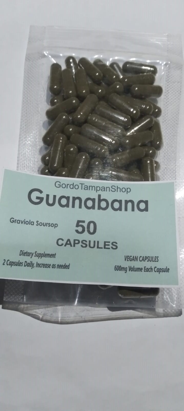 Indonesian Herbs Pure Guanaba Capsule Extract, Guanabana Capsules 600mg ...