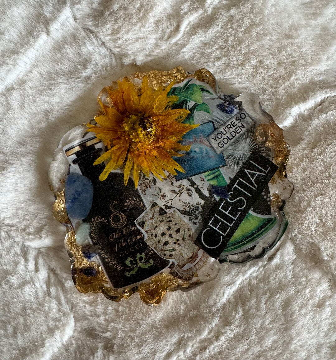 Celestial A Custom Handmade Resin Art ONE Gorgeous Resin A - Etsy
