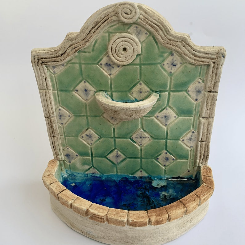 Fountain Miniature Mosaic Scale 1:12 - Etsy
