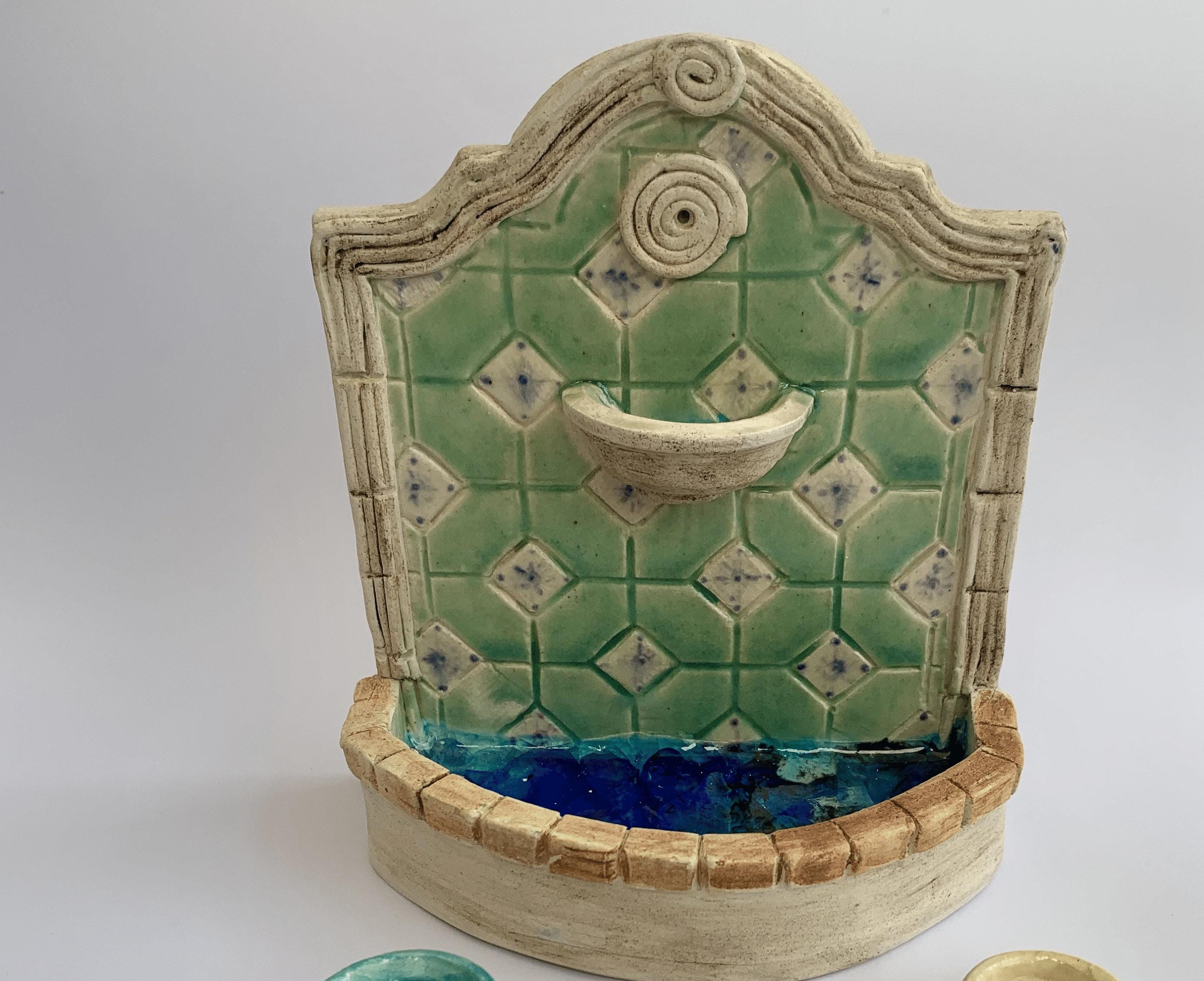 Fountain Miniature Mosaic Scale 1:12 - Etsy