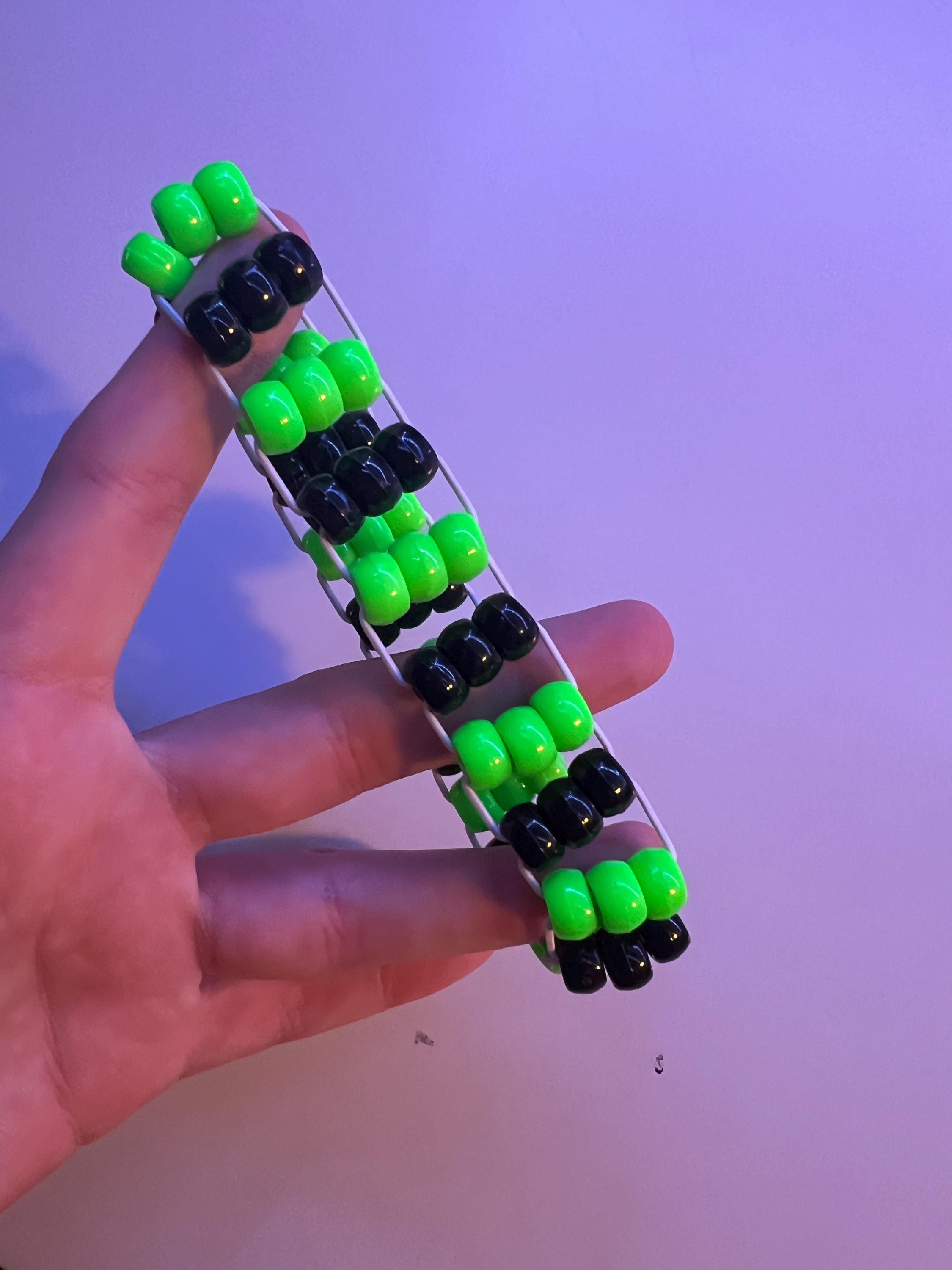 Custom Ladder Stitch Kandi Cuff Bracelets Pony Beads - Etsy