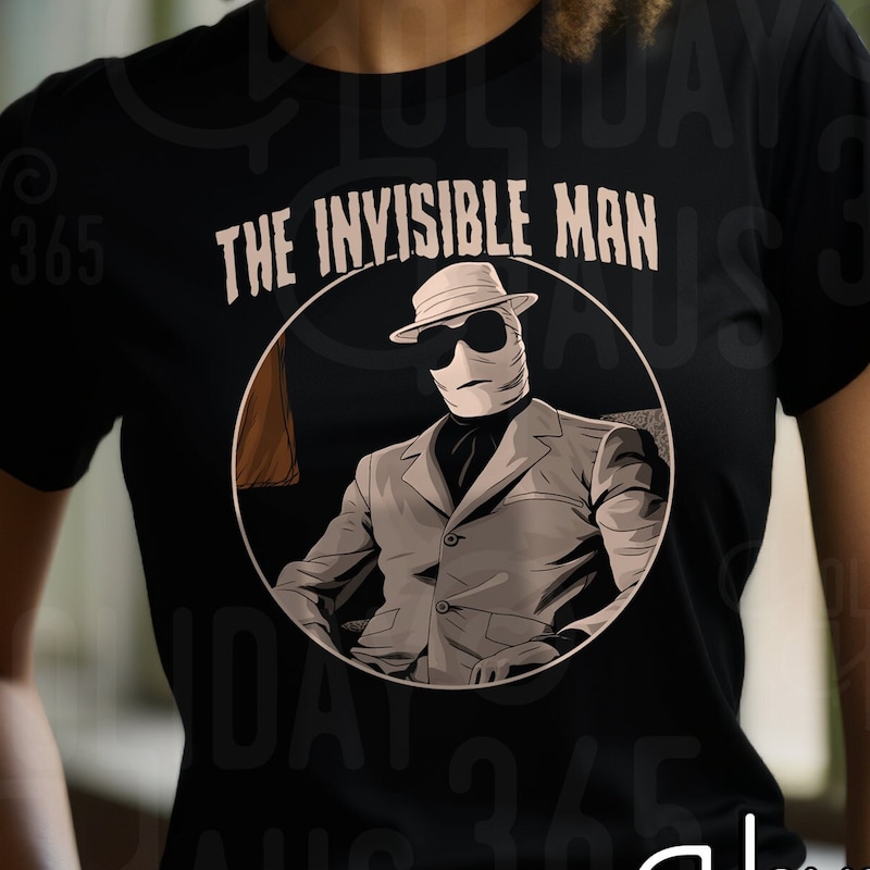 Mens Invisible Man Shirt - Etsy