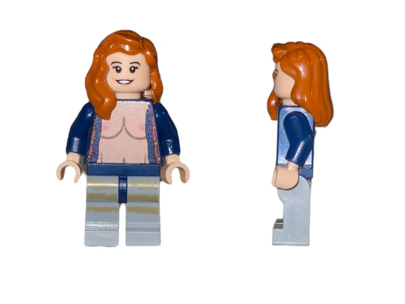 Naked Minifigures With Breasts Custom Design Printed on LEGO - Etsy UK