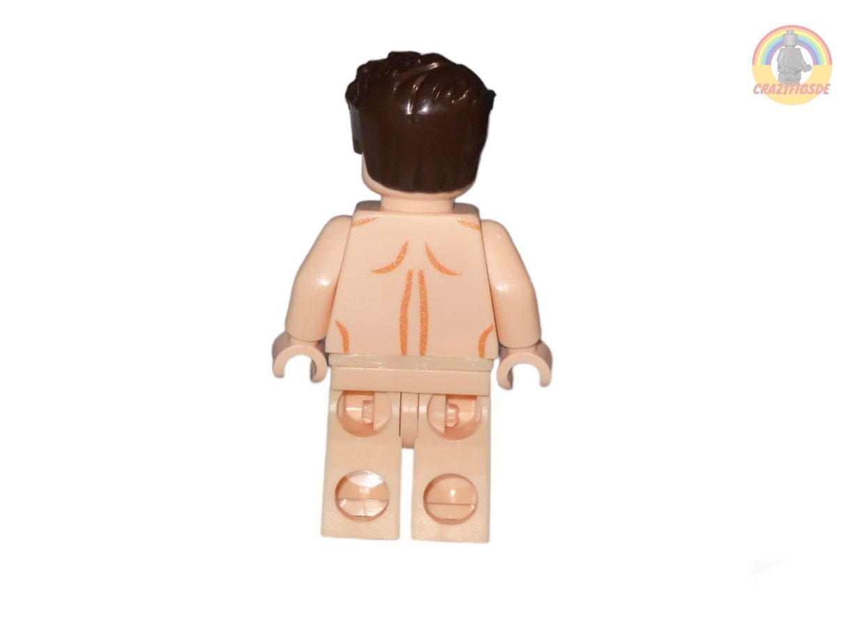 Naked Minifigures, Six-pack Torso, Surfer, Man With Genitals, Custom Design on LGO Parts, Adonis ...