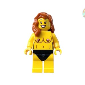 Naked L*GO Minifigures With Breasts, Yellow, Individual Design, Funny Gift - Etsy Australia