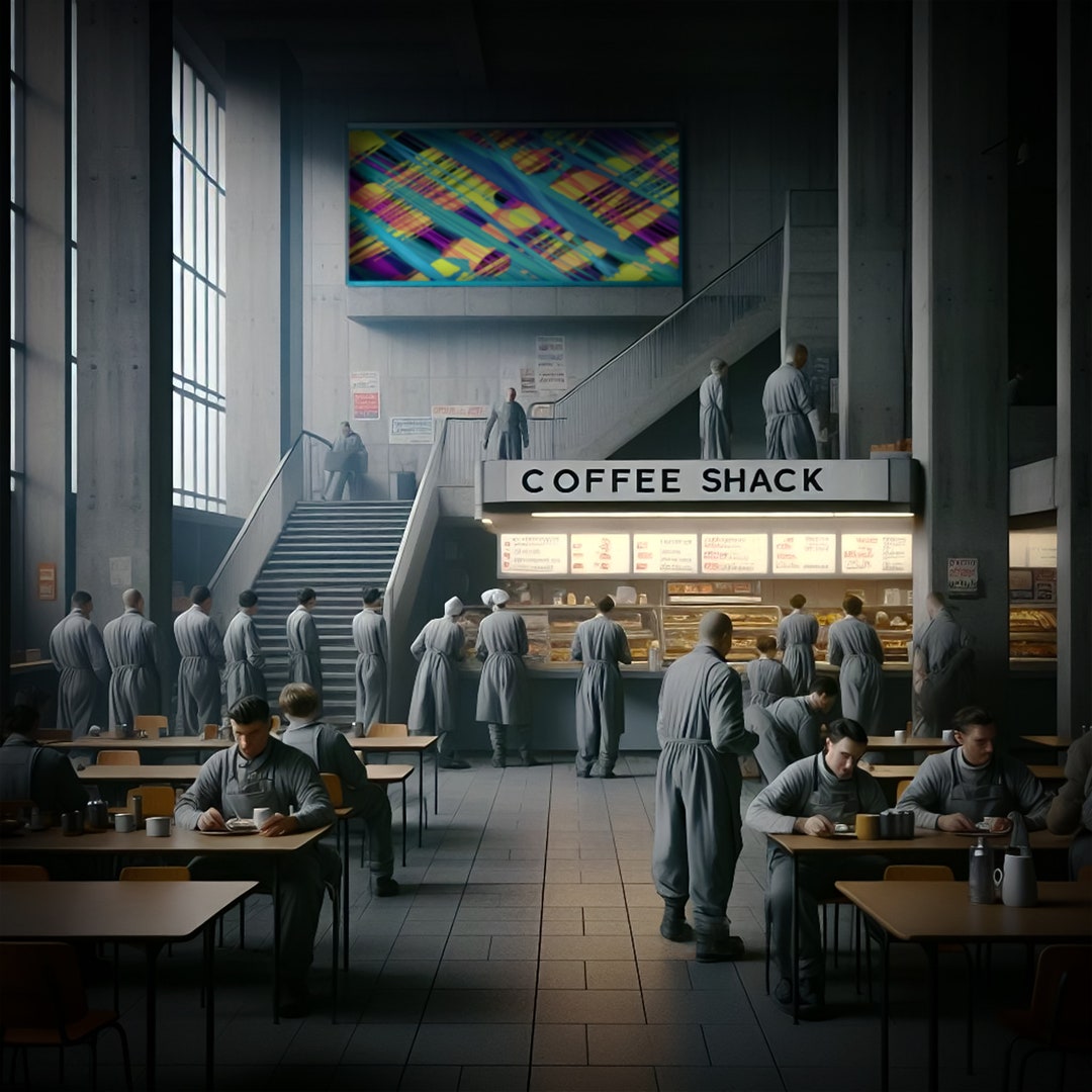 Photogram Coffee Shack Unframed, Borderless Giclee Prints, Museum ...