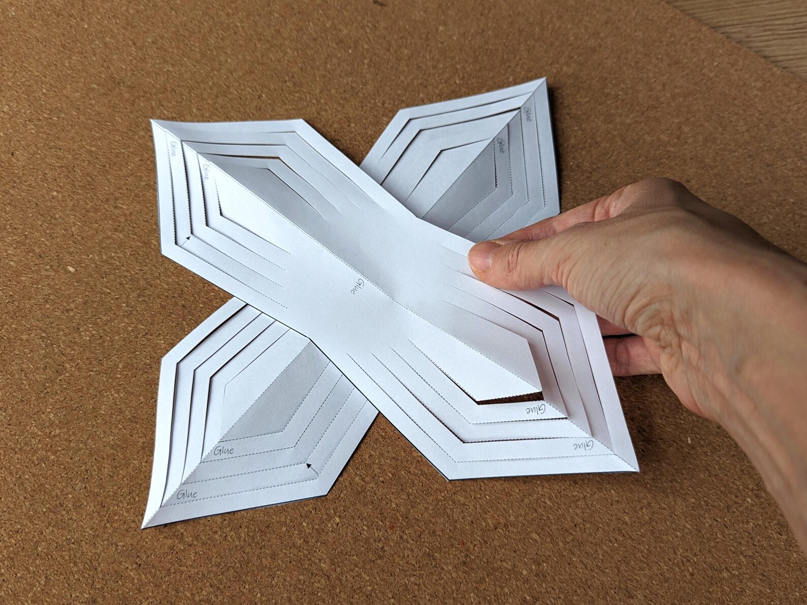 3D Paper Snowflake Template, Patterns Set of 7 Designs, Printable PDF ...