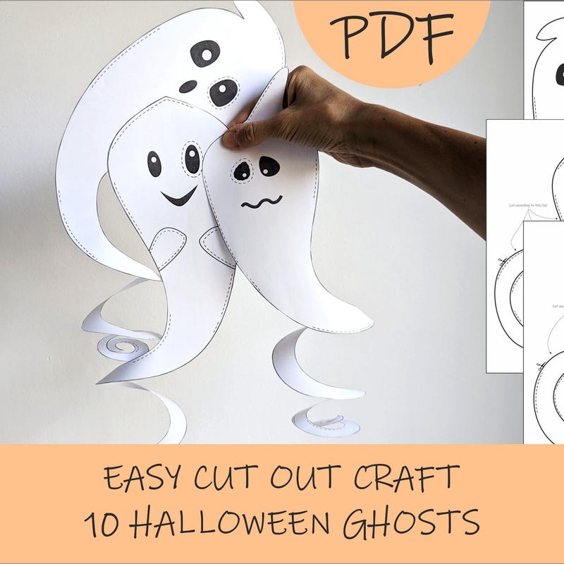Halloween Cut Out Ghost - Etsy