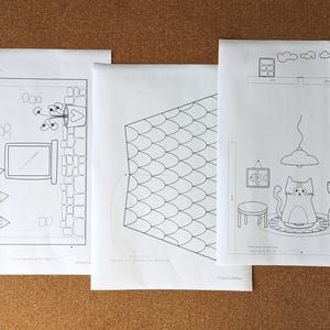 3D Paper House Craft Kit: Kids Printable Activity (PDF Download) - Etsy