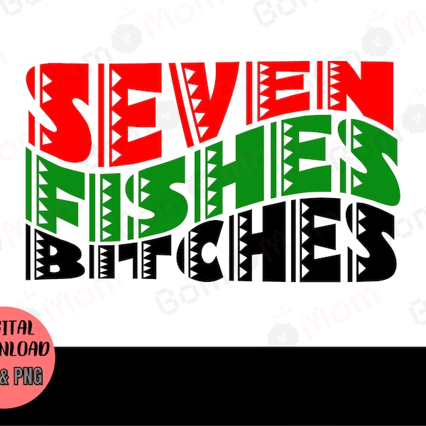 Feast of Seven Fishes Svg - Etsy