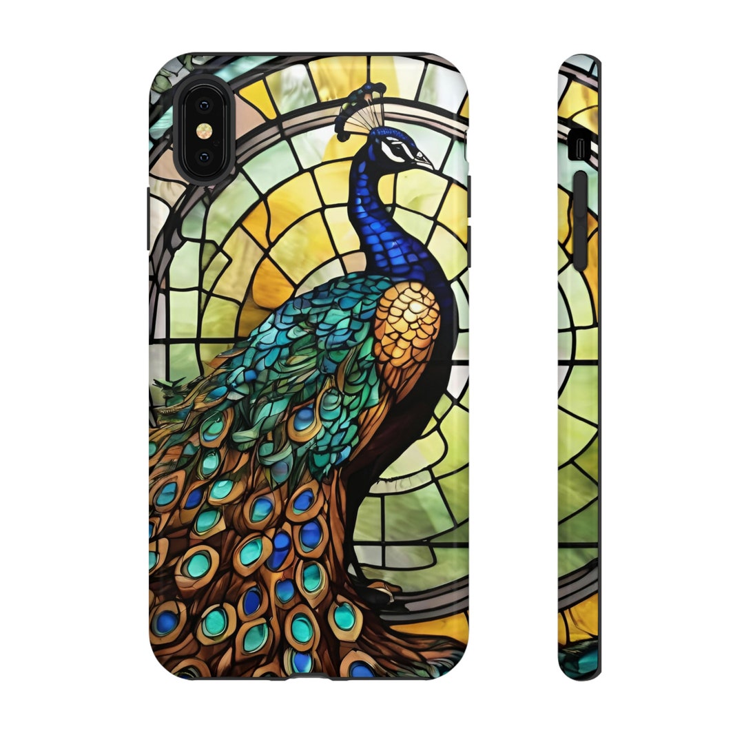 Peacock Feather Phone Case – Aesthetic Fantasy Cover for iPhone ...
