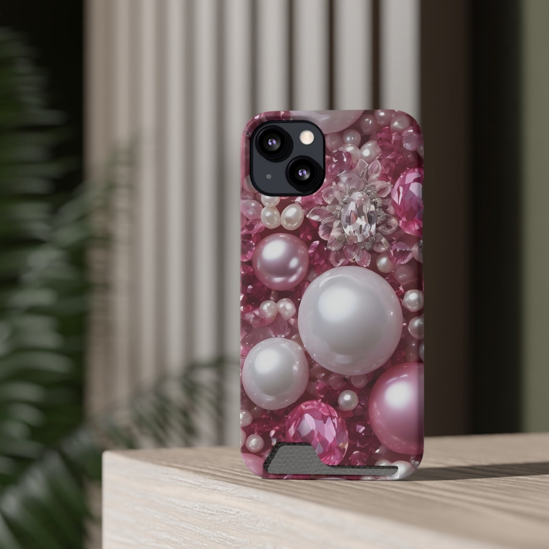 Pink Bling Phone Case - Glitter Sparkle Rhinestone - Crystal Diamond ...