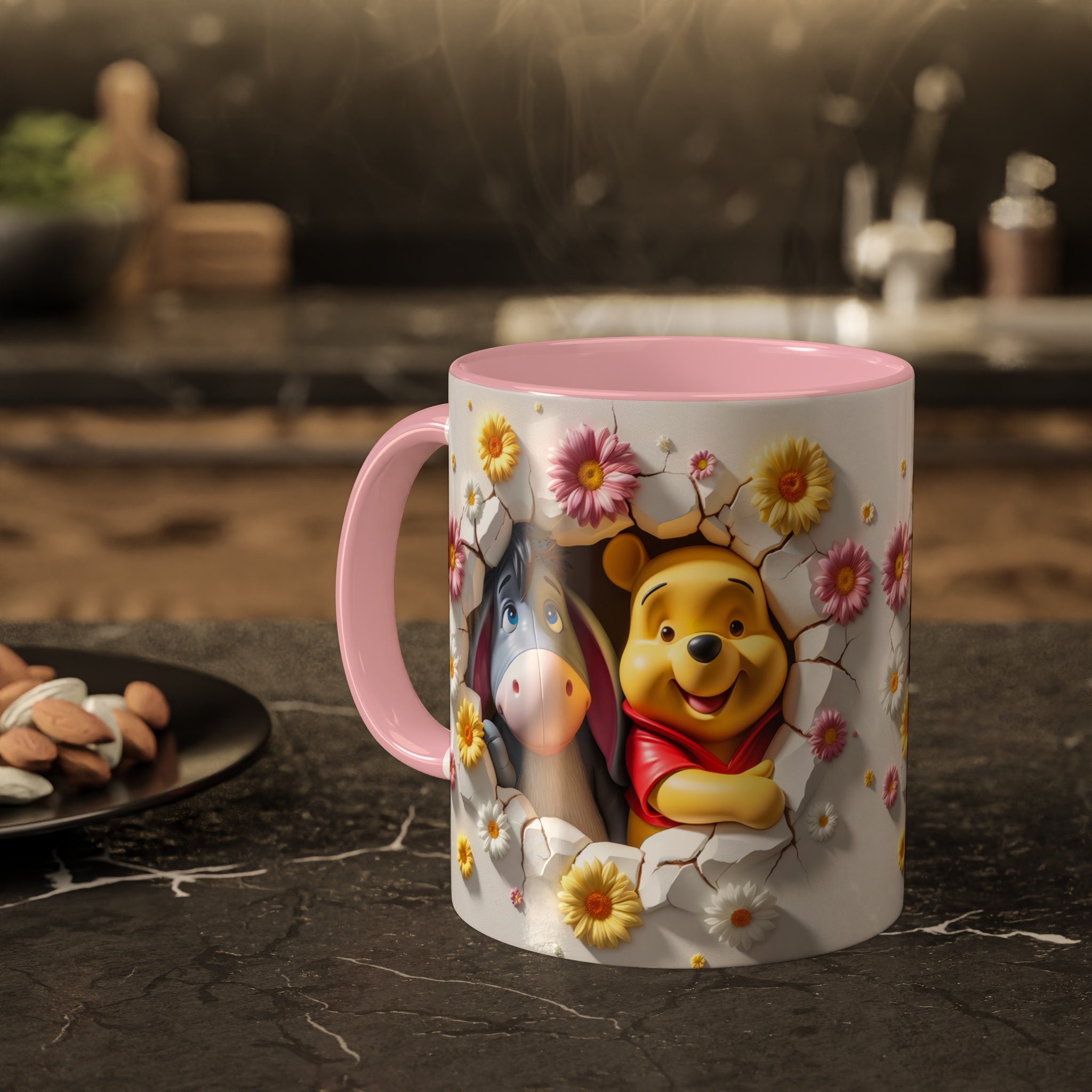 3D Winnie the Pooh Mug - Winnie the Pooh Lover Gift - Cute Winnie the ...