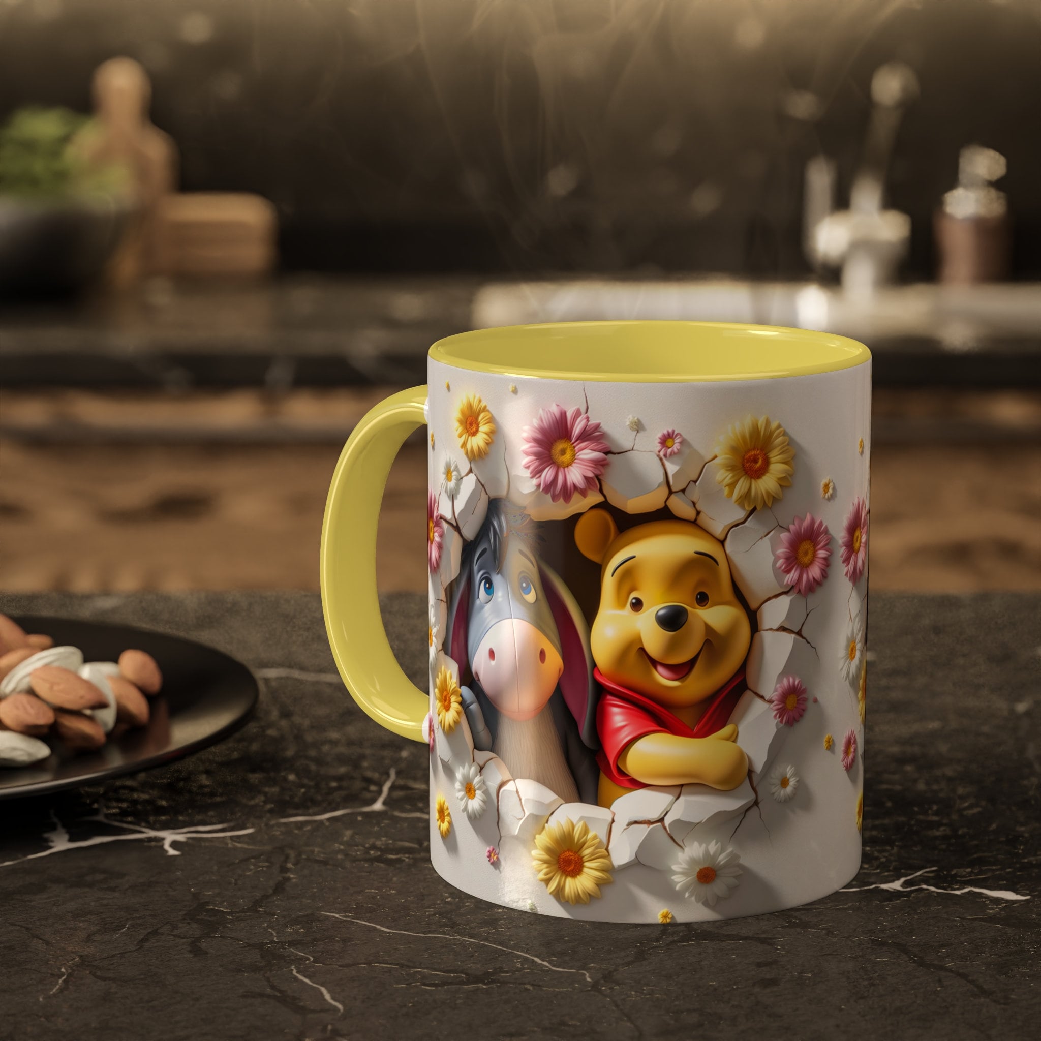 3D Winnie the Pooh Mug - Winnie the Pooh Lover Gift - Cute Winnie the ...