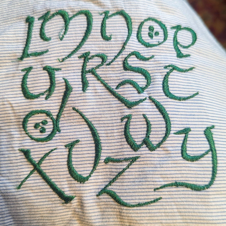 Lord of the Rings Tolkien Hobbit Embroidery Font Script - for Singer ...