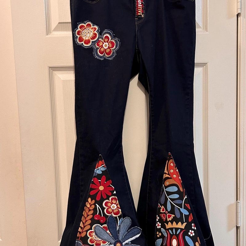 Bell Bottom Jeans - Etsy
