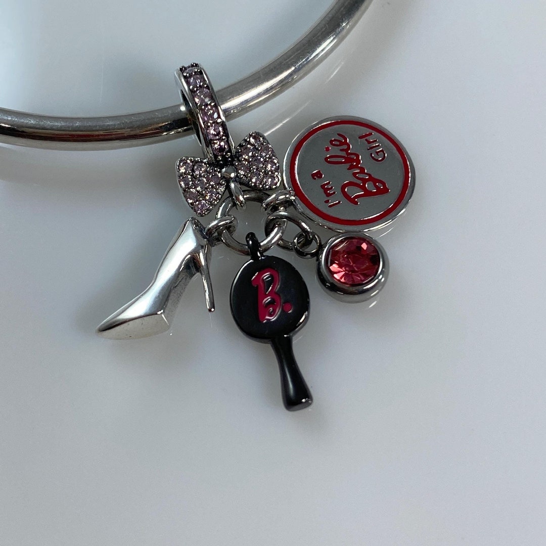 Sterling Silver High Heels Mirror With Birthstone Dangle Charm - Etsy