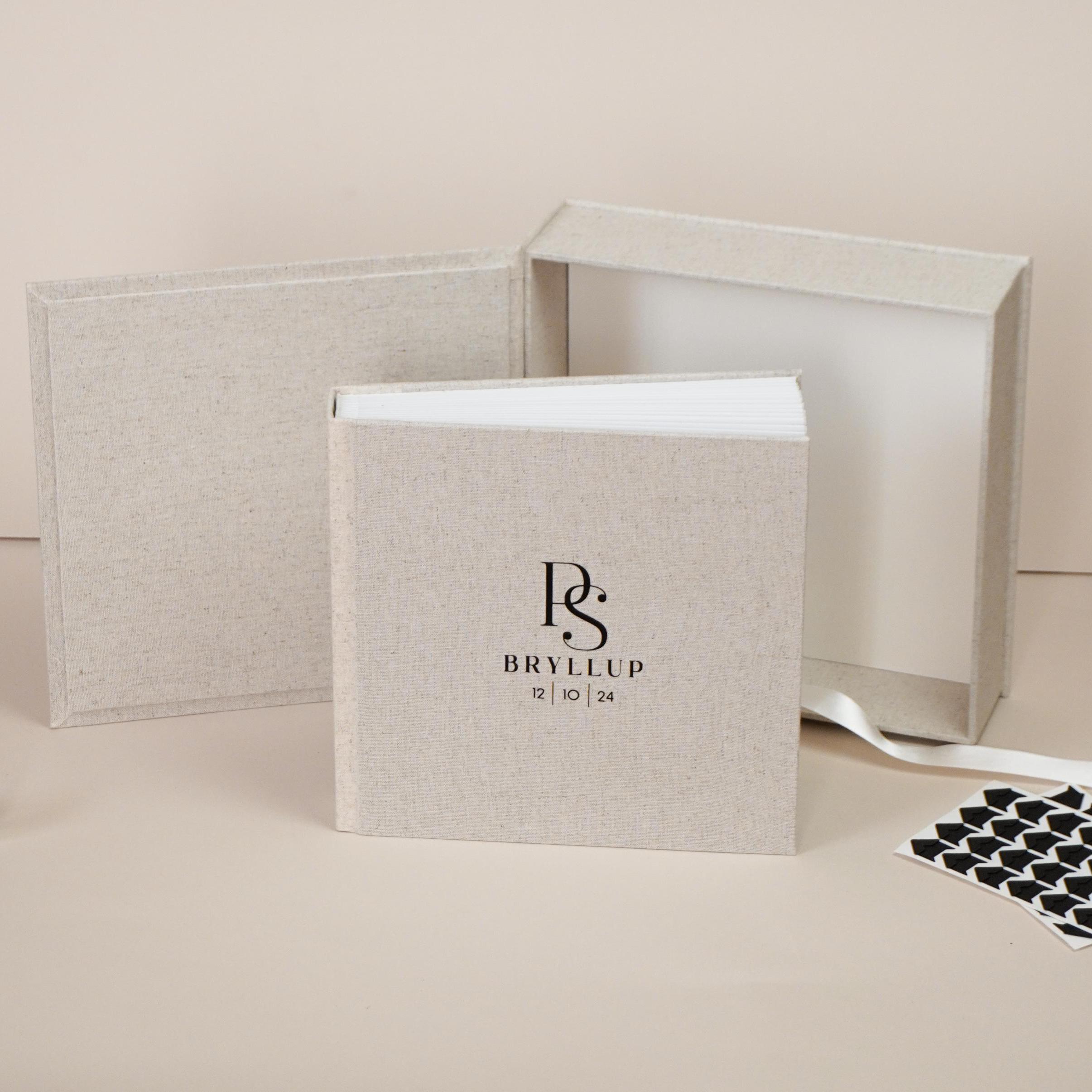 Custom Linen Wedding Guest Book/photo Album for 4x6"/instax/polaroid ...