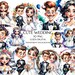 Wedding Clipart, Crazy Bride Clipart Bundle, Crazy Wedding Clipart ...
