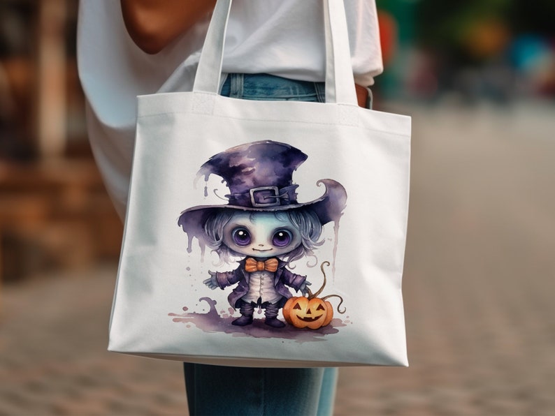 Watercolor Halloween Clipart, Cute Halloween, Pastel Halloween Clipart ...