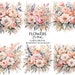 Boho Floral Clipart, Bohemian Bouquet Clipart, Spring Flowers Clipart ...