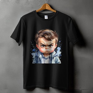 Grumpy Little Boy Clipart PNG, Funny Boy, Angry Boy Clipart, Cartoon ...