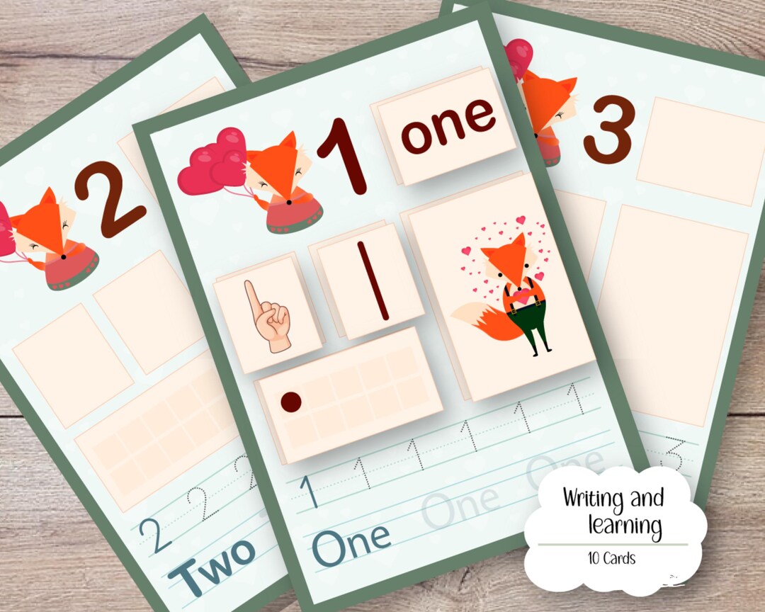 Number Tracing Worksheets - Number Match for Preschool Kids ...