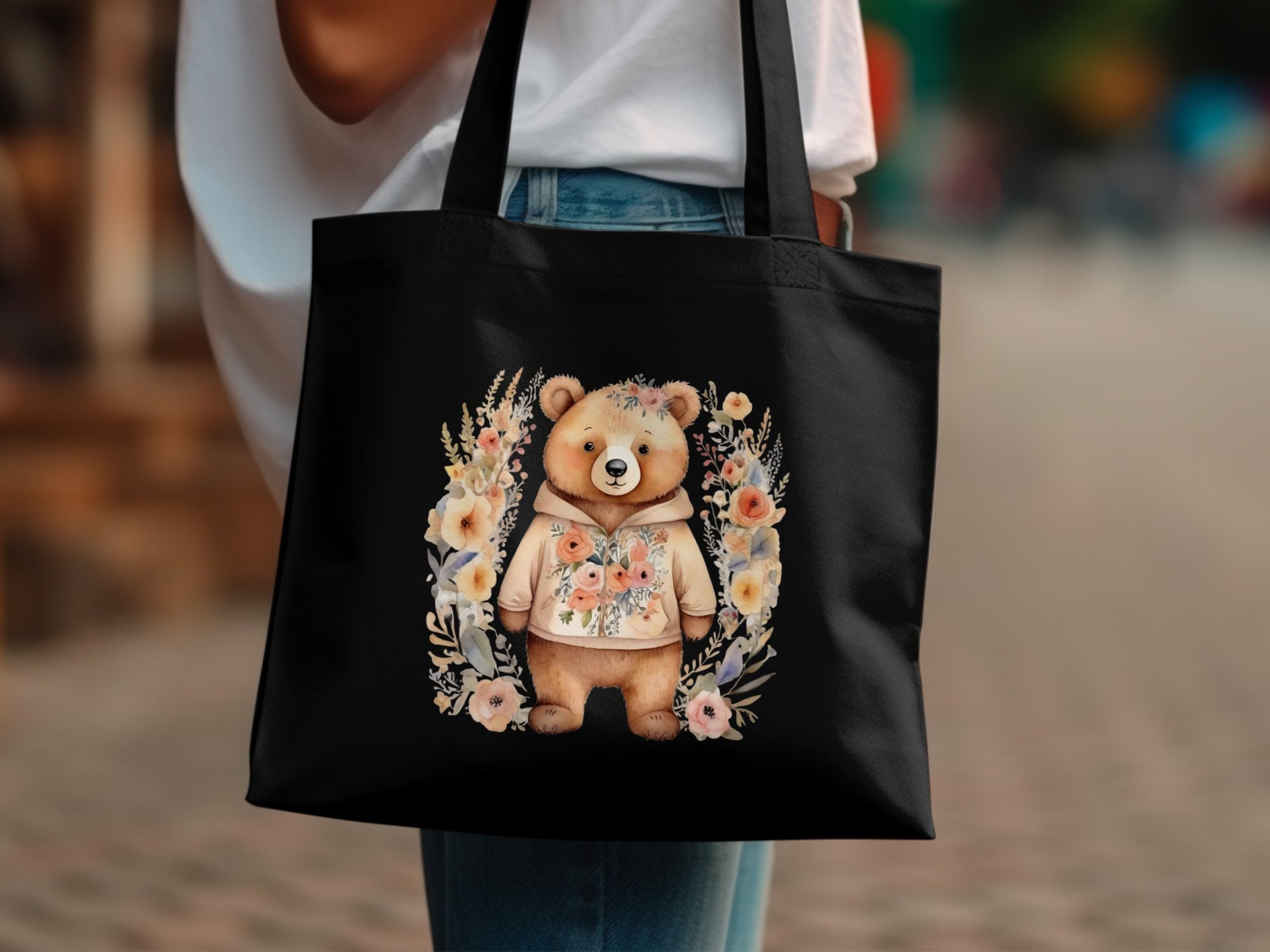 Woodland Clipart, Woodland Animals, Trees, Mushrooms Clipart, Bear, Fox ...