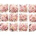 Pink & Gold Flowers PNG, Watercolor Floral Clipart Bouquets, Wedding ...