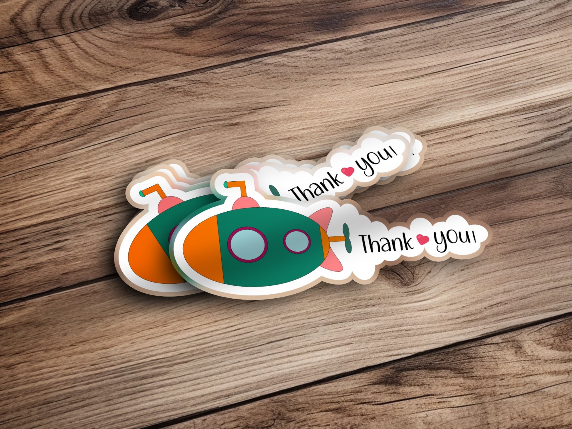 Small Business Thank You Printable Stickers, Package Labels, Cute Thank ...