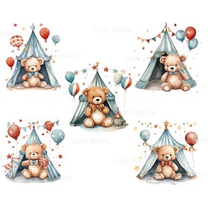 Bear With Balloons PNG, Baby Bear Sublimation, Balloons Clipart, Boy ...