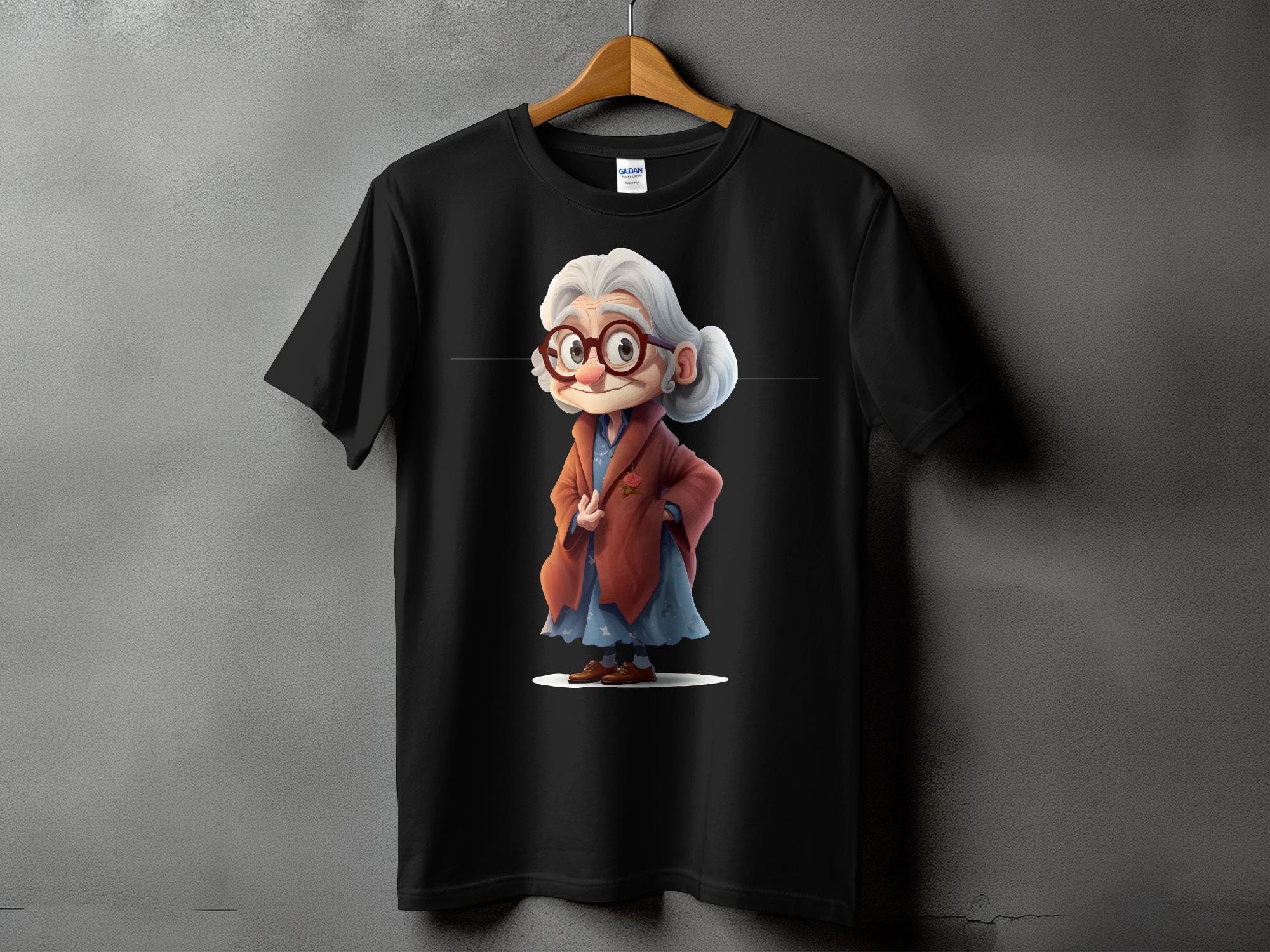 Grumpy Old Ladies Clipart PNG, Funny Old Lady, Cute Woman Clipart ...