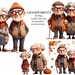 Cute Grumpy Old Couple Clipart, Old Lady and Old Man, Cartoon ...