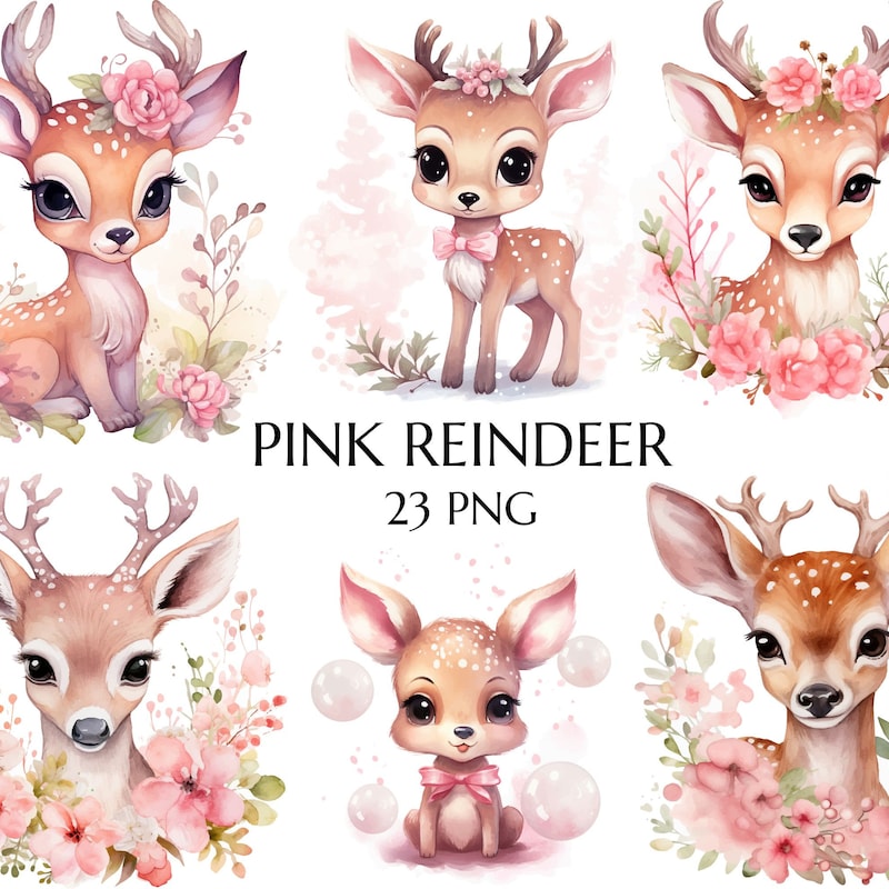 Reindeer Deer - Etsy